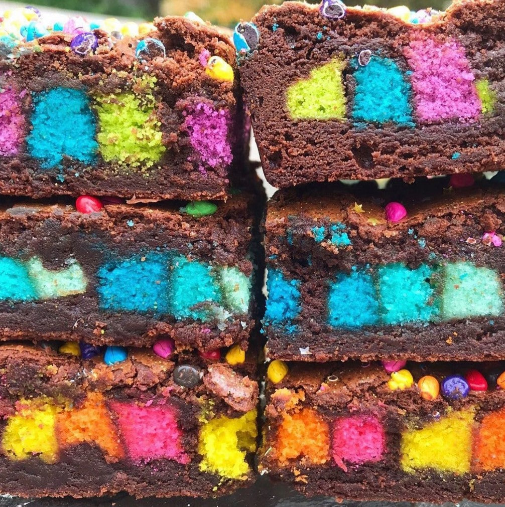 Rainbow Cookie Brownies - 12 Pack – Zola Bakes